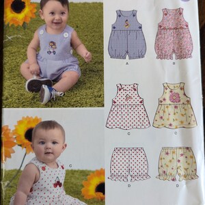 Uncut New Look Sewing Pattern #6970 for Babies' Romper, Dress and Pants ...
