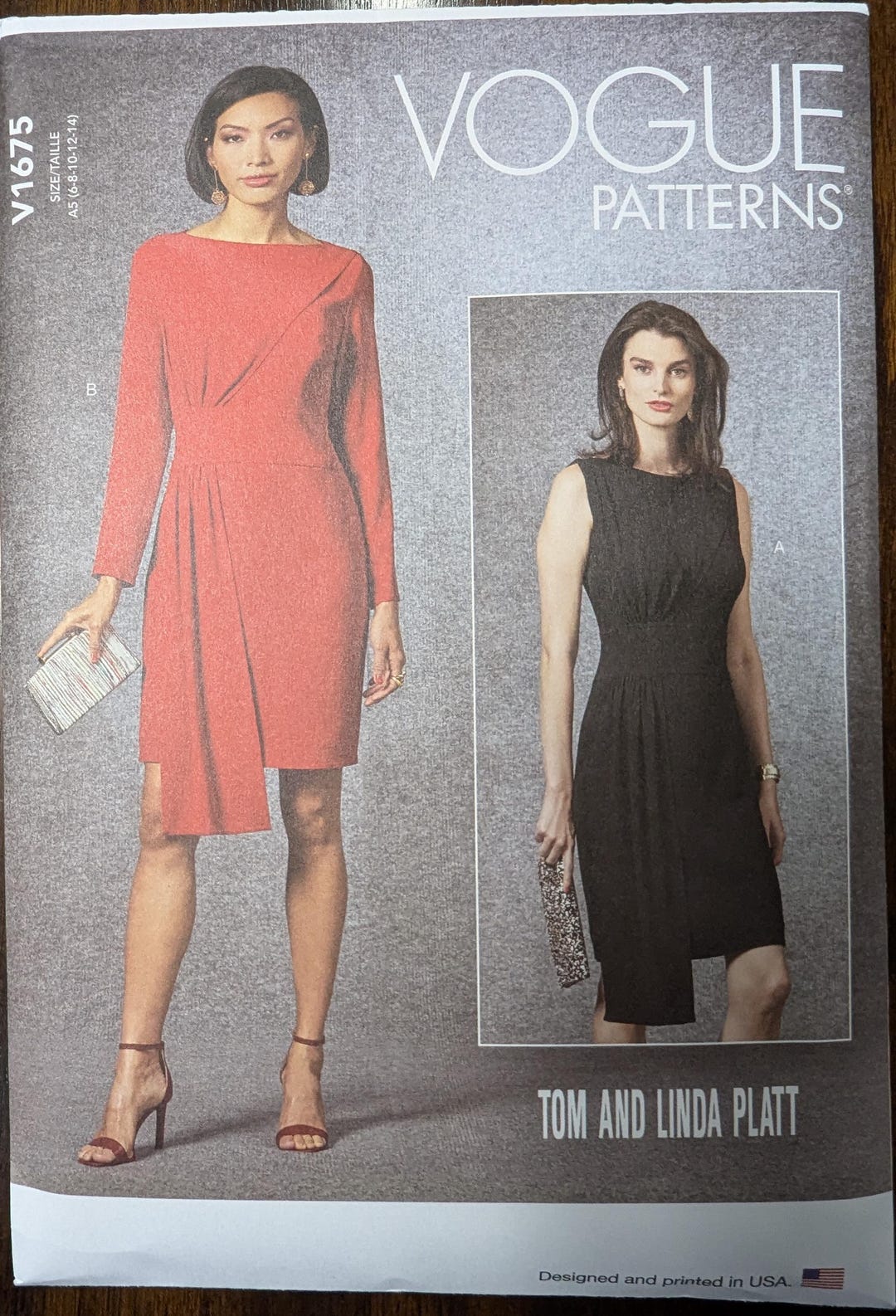 Uncut Vogue Sewing Pattern #V1675 for Misses' and Misses' Plus Size ...