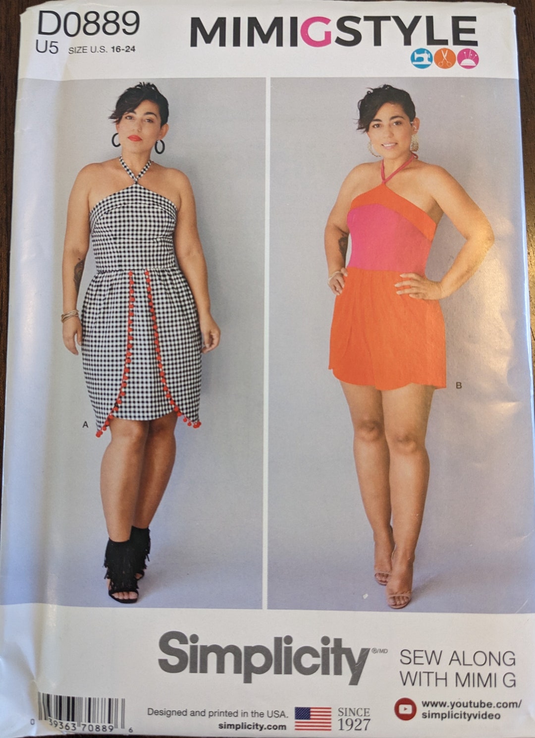 Uncut Simplicity Sewing Pattern #D0889 Mimig Style for Misses' and ...
