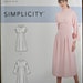 Uncut Simplicity Sewing Pattern #8504 for Misses' Dress With 4 ...
