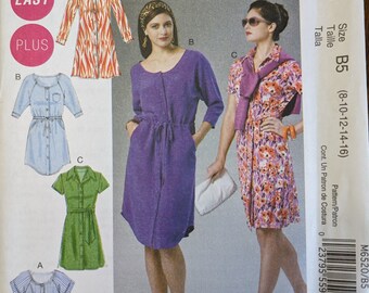 Uncut Mccall's Sewing Pattern #6848 for Misses and Misses' Plus Size ...