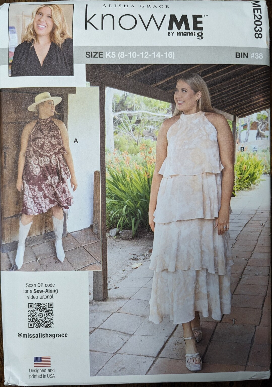 Uncut Know Me by Mimi G Sewing Pattern #ME2038 for Misses and Misses ...