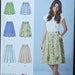 Uncut Simplicity Sewing Pattern #1369 for Misses' Skirt in 3 Lengths ...