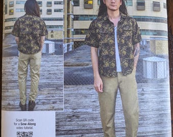 Uncut Know Me by Mimi G Sewing Pattern #ME2036 for Men's Jacket. Sizes ...