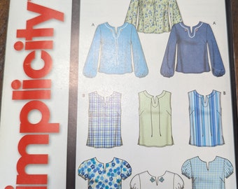 Uncut Simplicity Sewing Pattern #7969 for Misses and Misses' Plus Size ...