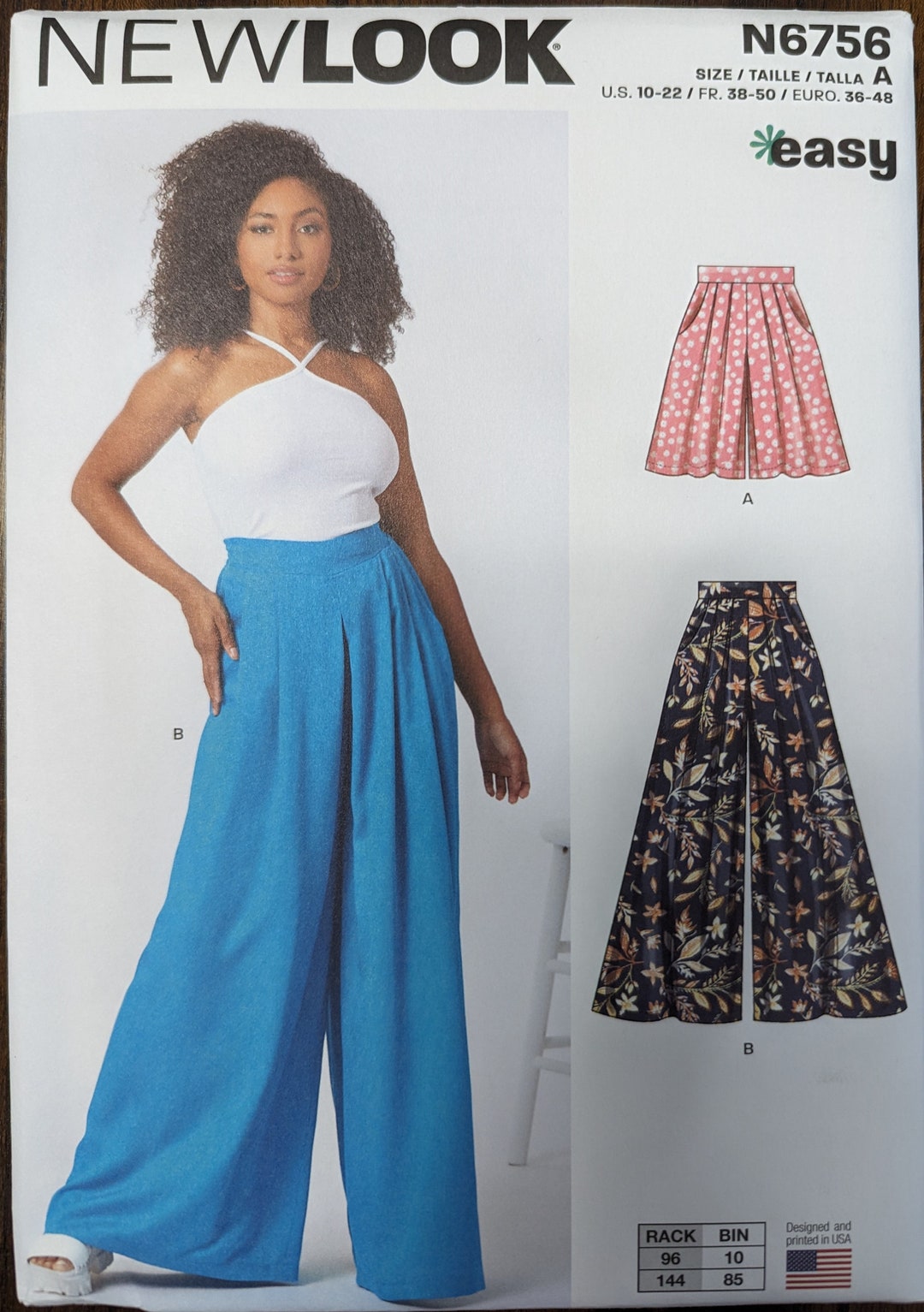 Uncut New Look Sewing Pattern #N6756 for Misses and Misses' Plus Size ...