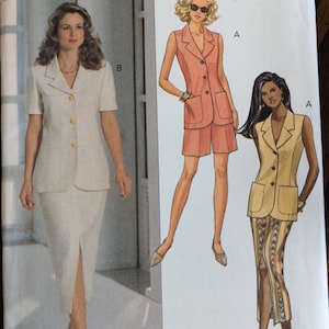 Uncut Butterick Sewing Pattern #6798 for Misses' Top, Skirt and Shorts ...