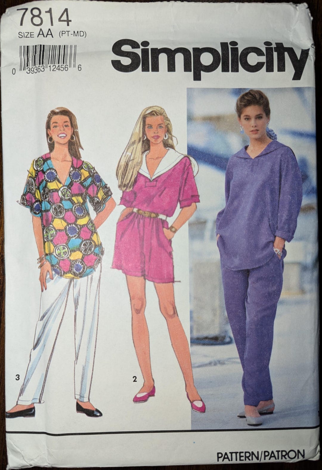 Uncut Simplicity Sewing Pattern #7814 for Misses' Pants or Shorts and ...