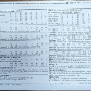 Uncut New Look Sewing Pattern #6340 for Misses and Misses' Plus Size ...