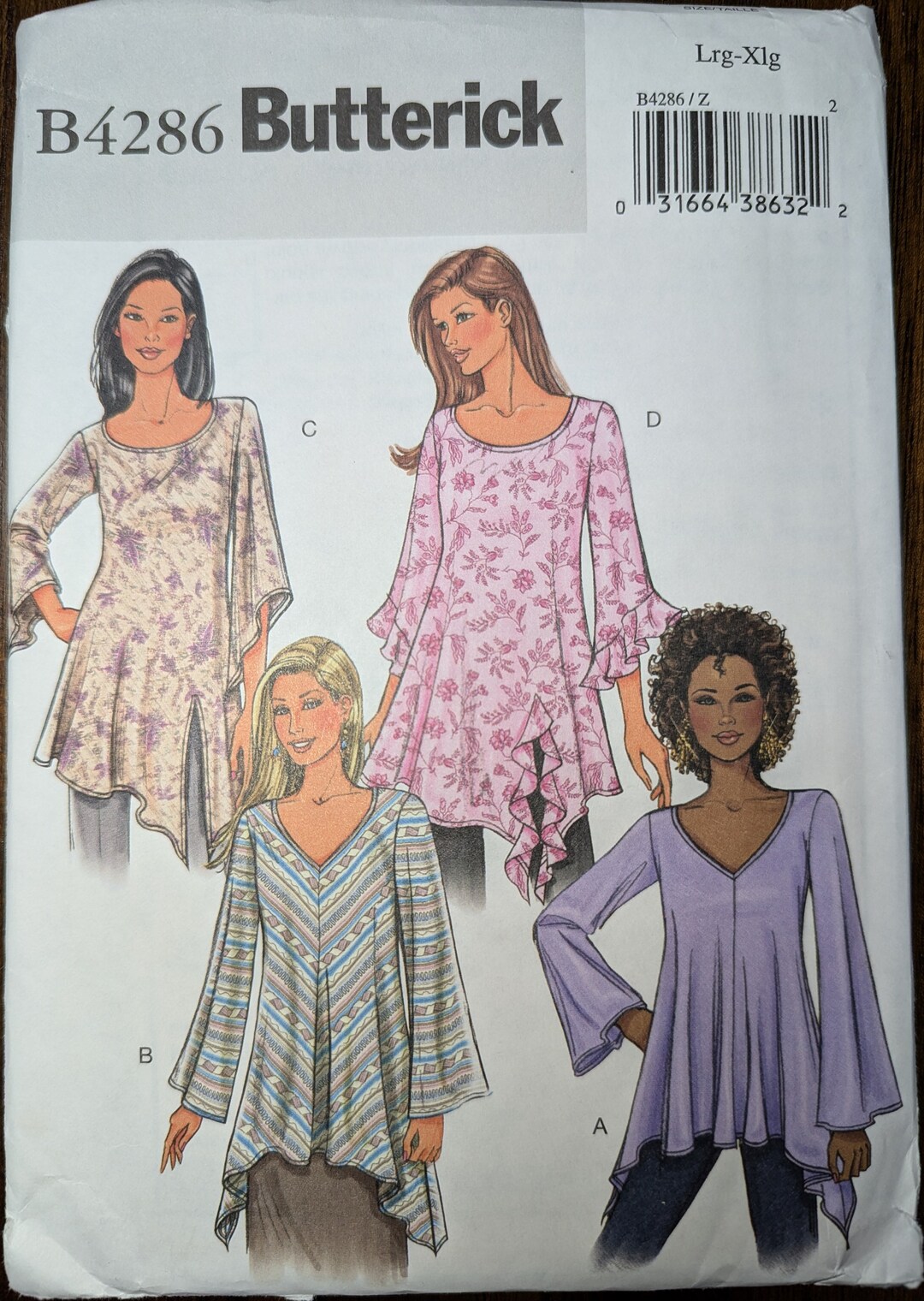 Uncut Butterick Sewing Pattern #B4286 for Misses and Misses' Plus Size ...