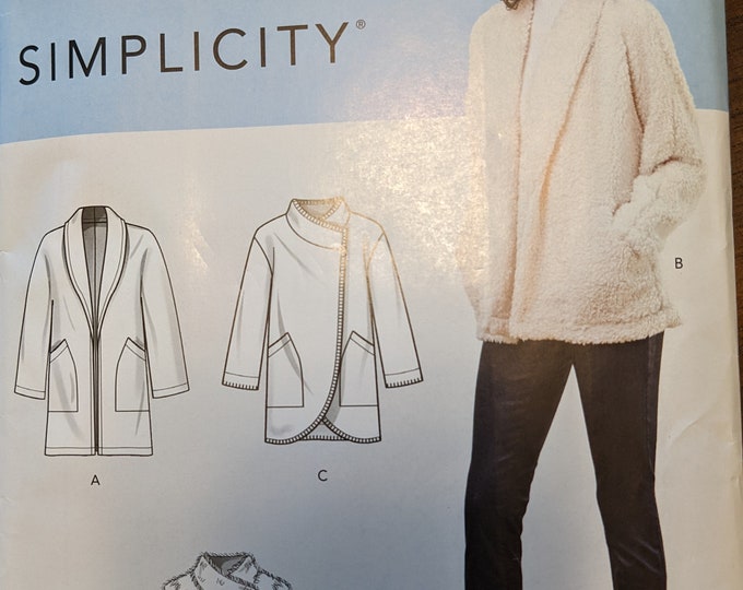 Uncut Simplicity Sewing Pattern #R10711 for Misses Jackets With Length ...
