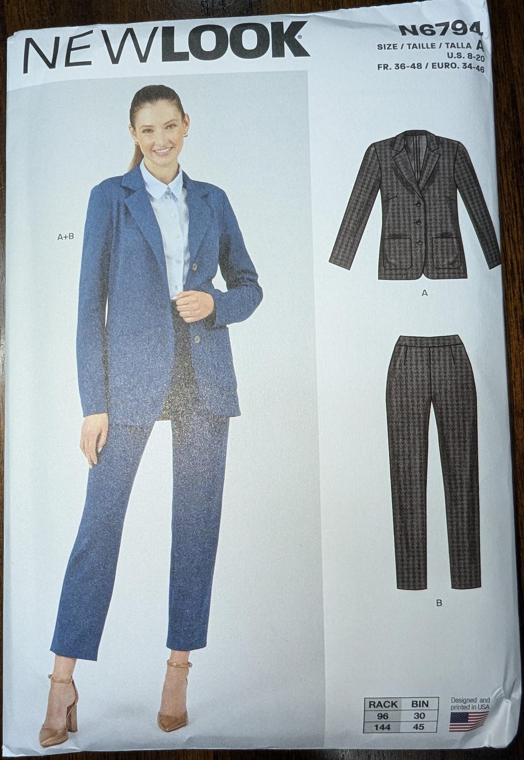 Uncut New Look Sewing Pattern #N6794 for Misses and Misses' Plus Size ...