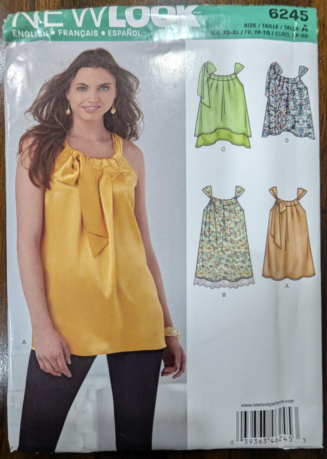 Uncut New Look Sewing Pattern #6245 for Misses and Misses' Plus Size ...