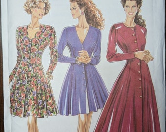 Uncut New Look Sewing Pattern 6287 for Misses' Dresses. Sizes 6-16. - Etsy