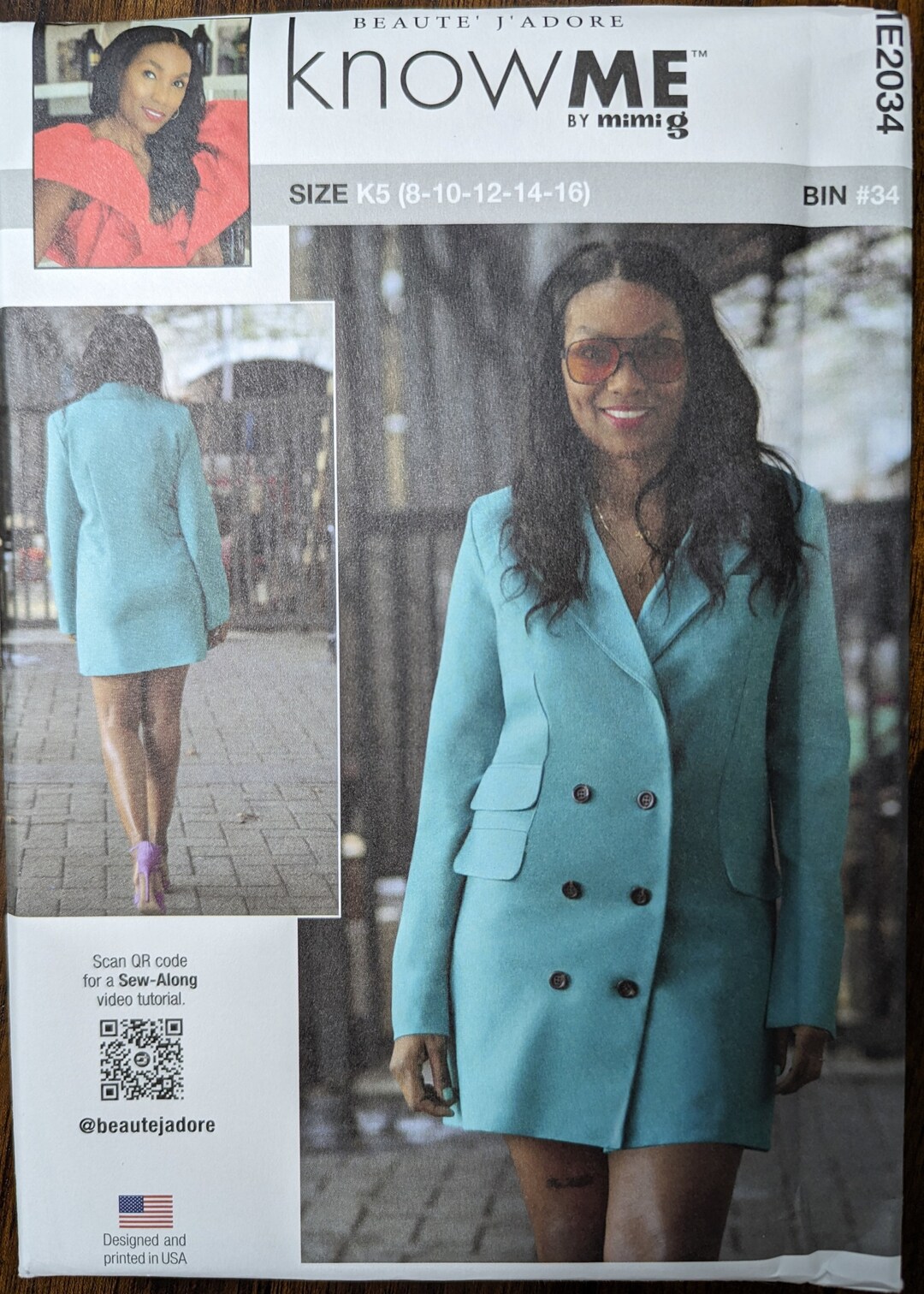 Uncut Know Me by Mimi G Sewing Pattern #ME2034 or Pattern #R11791 for ...