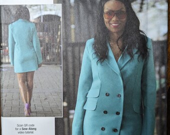 Uncut Know Me by Mimi G Sewing Pattern #ME2036 for Men's Jacket. Sizes ...