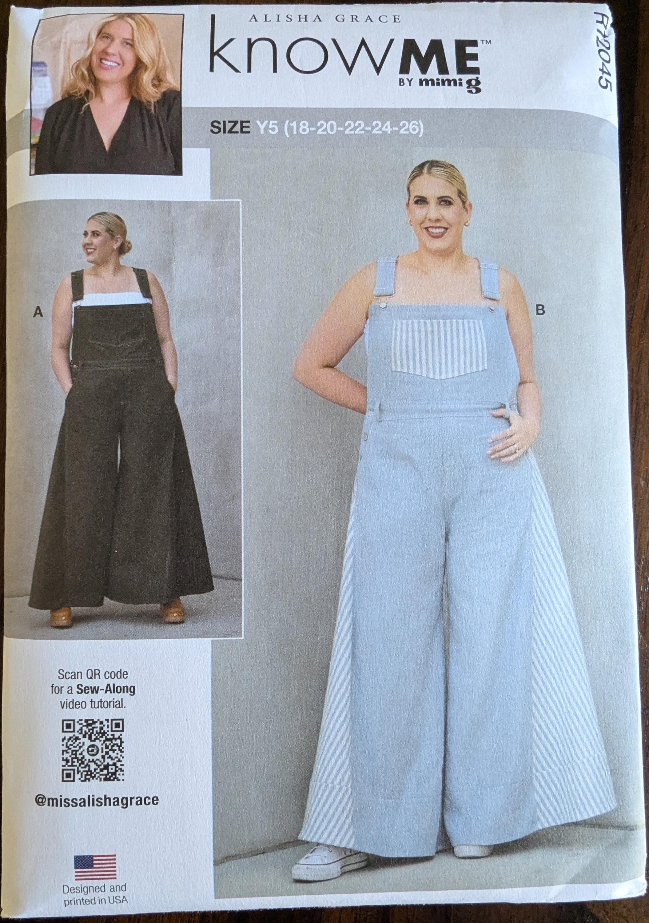 Uncut Know Me by Mimi G Sewing Pattern #R12045 for Misses and Misses ...