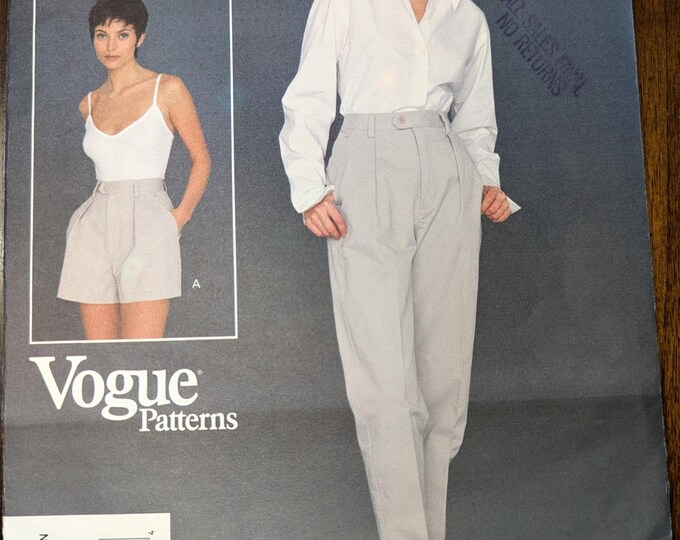 Uncut Vogue American Designer Sewing Pattern #1379 by Calvin Klein for ...