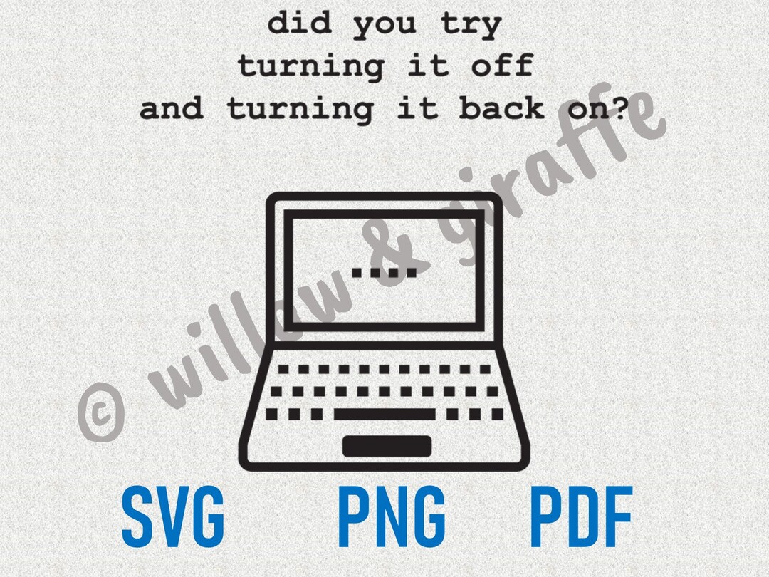 Tech Support SVG - Etsy
