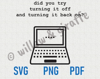 Tech Support Checklist Funny T-shirt Design Cut File SVG, JPG, PNG, Dxf ...