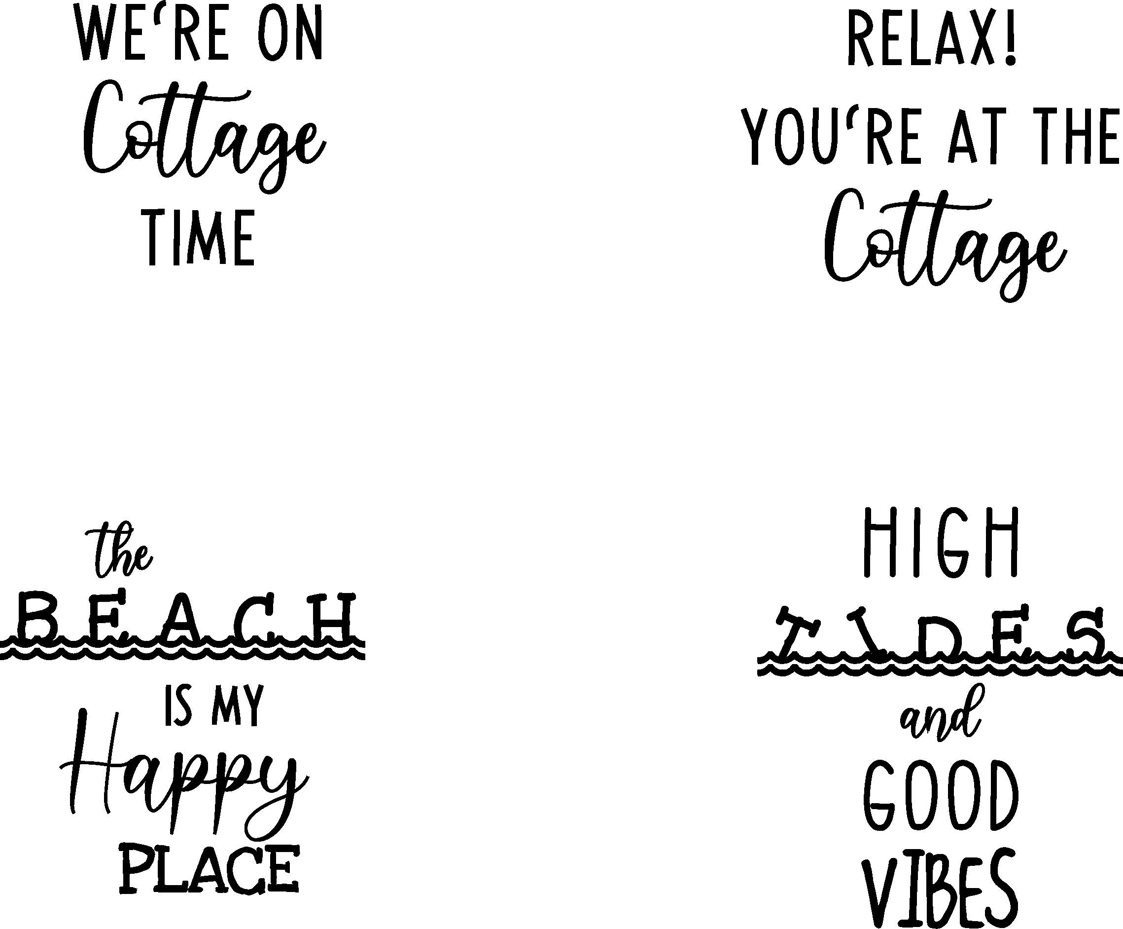 Cottage Life Svg - Etsy