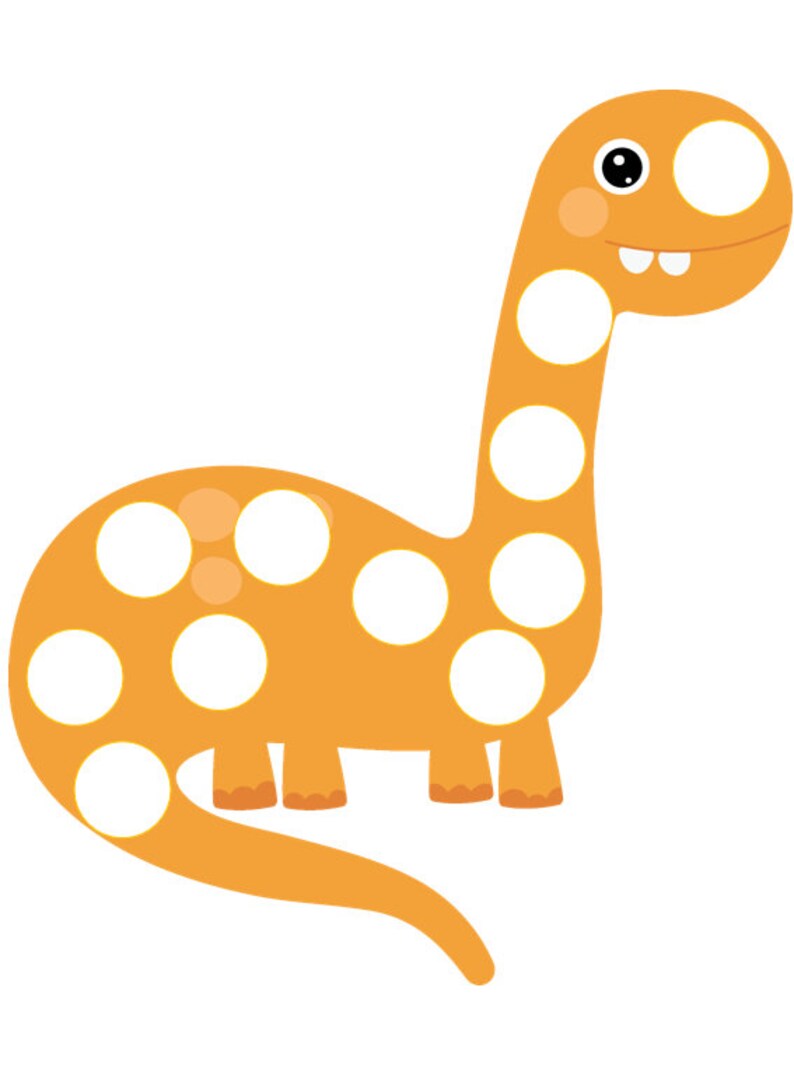Dinosaur Dot Marker Worksheets Dinosaur Worksheets Toddler Worksheets ...