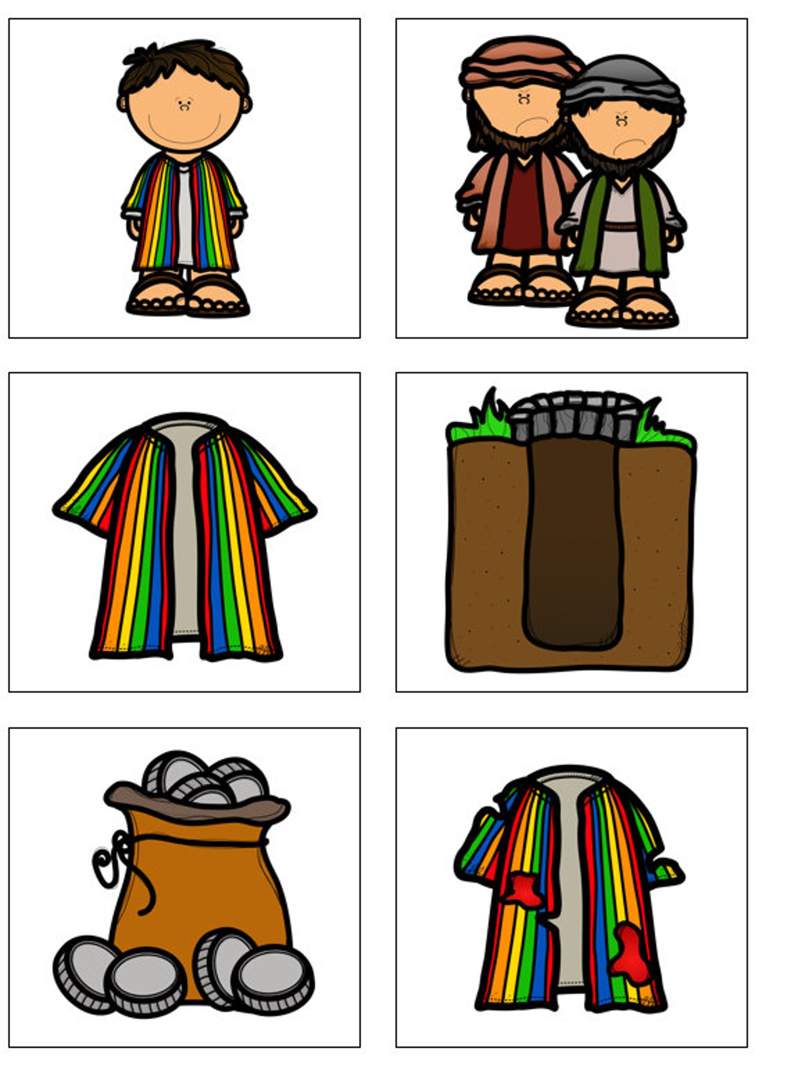 Preschool Bible Lessons 1-13 Creation Through Joseph Forgives His ...