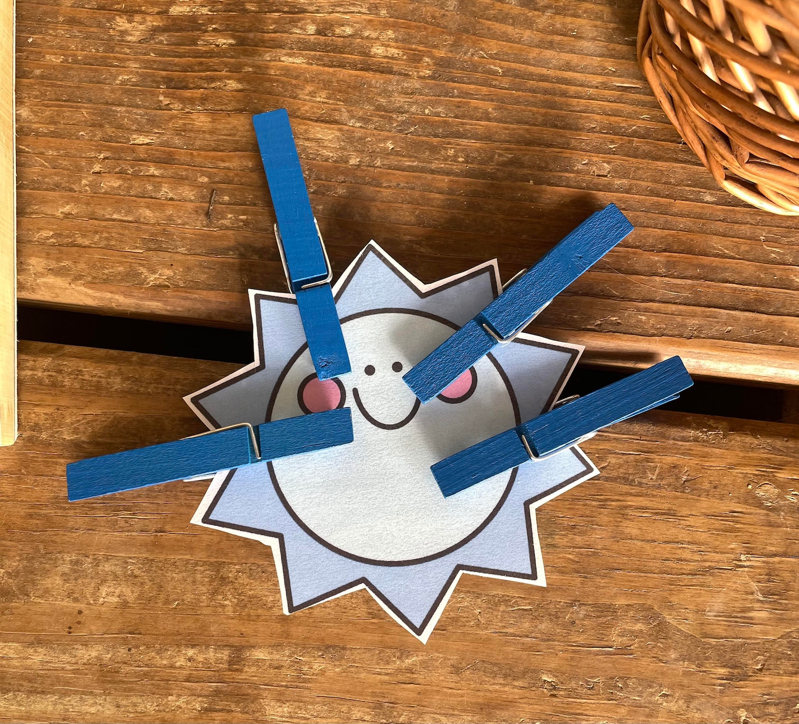 Sunshine Color Matching Clip Cards - Fine Motor - Color Matching ...