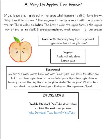 A to Z Science, Nature, STEM Activities for Kids - Etsy