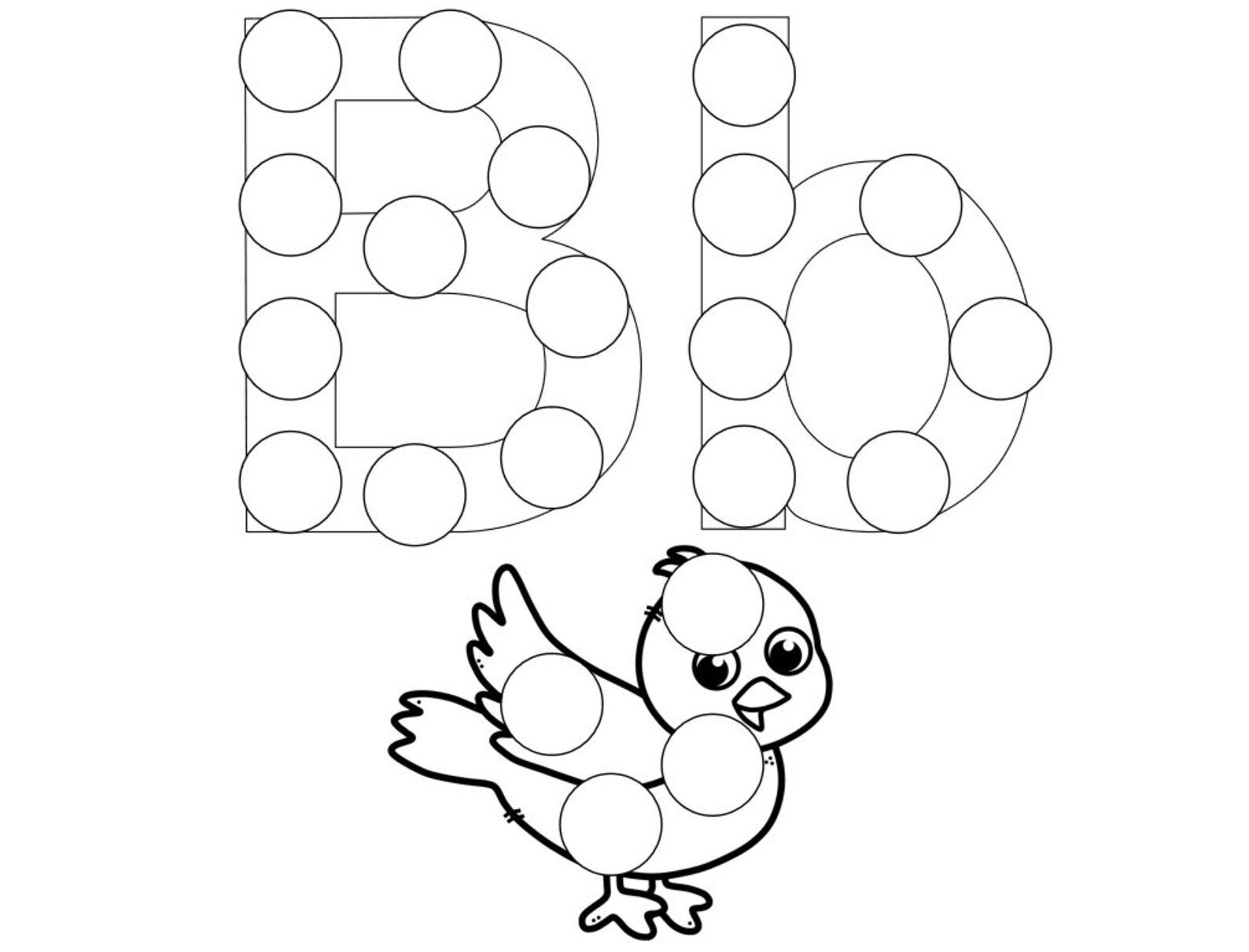 B - Letter of the Week - B is for Birds - Preschool Curriculum - Tot ...