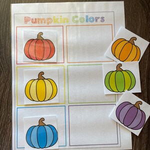 Pumpkin Themed Preschool Worksheets Activities Toddler School Fall ...