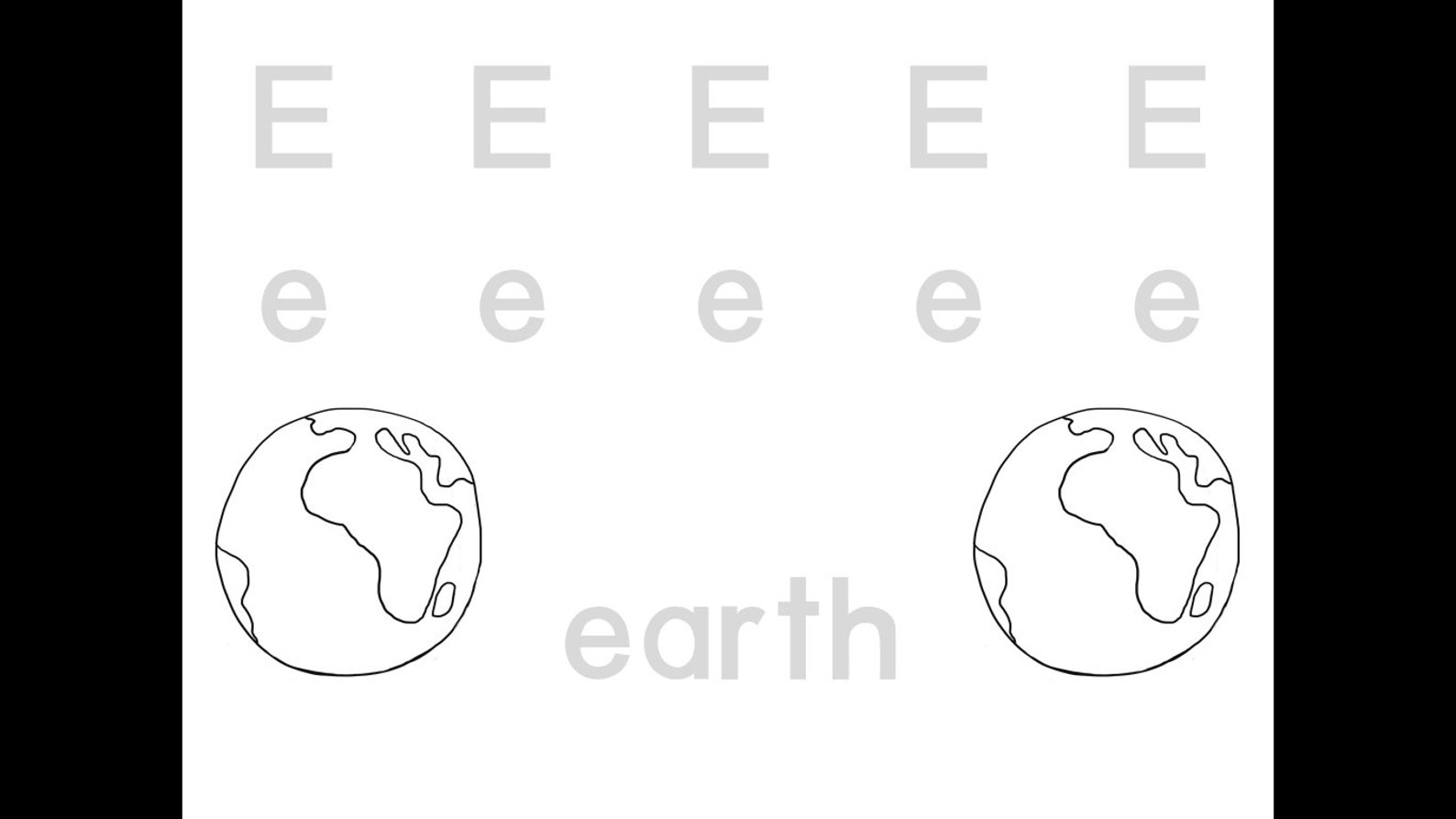 E - Letter of the Week E is for Earth Preschool Curriclum Tot School ...