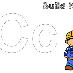 C - Letter of the Week C is for Construction - Preschool - Toddler ...