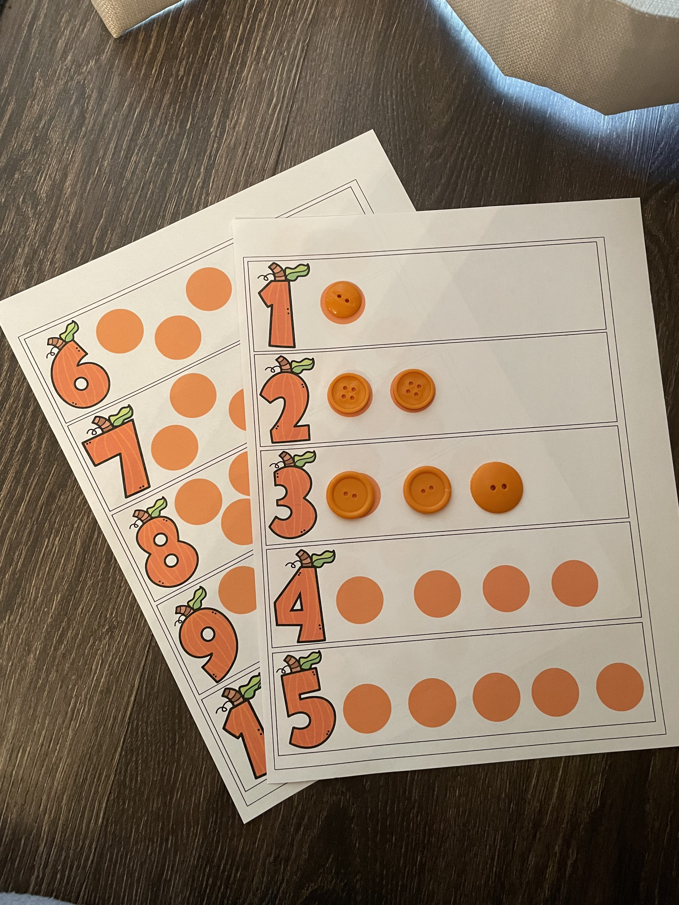 Pumpkin Themed Preschool Worksheets Activities Toddler School Fall ...