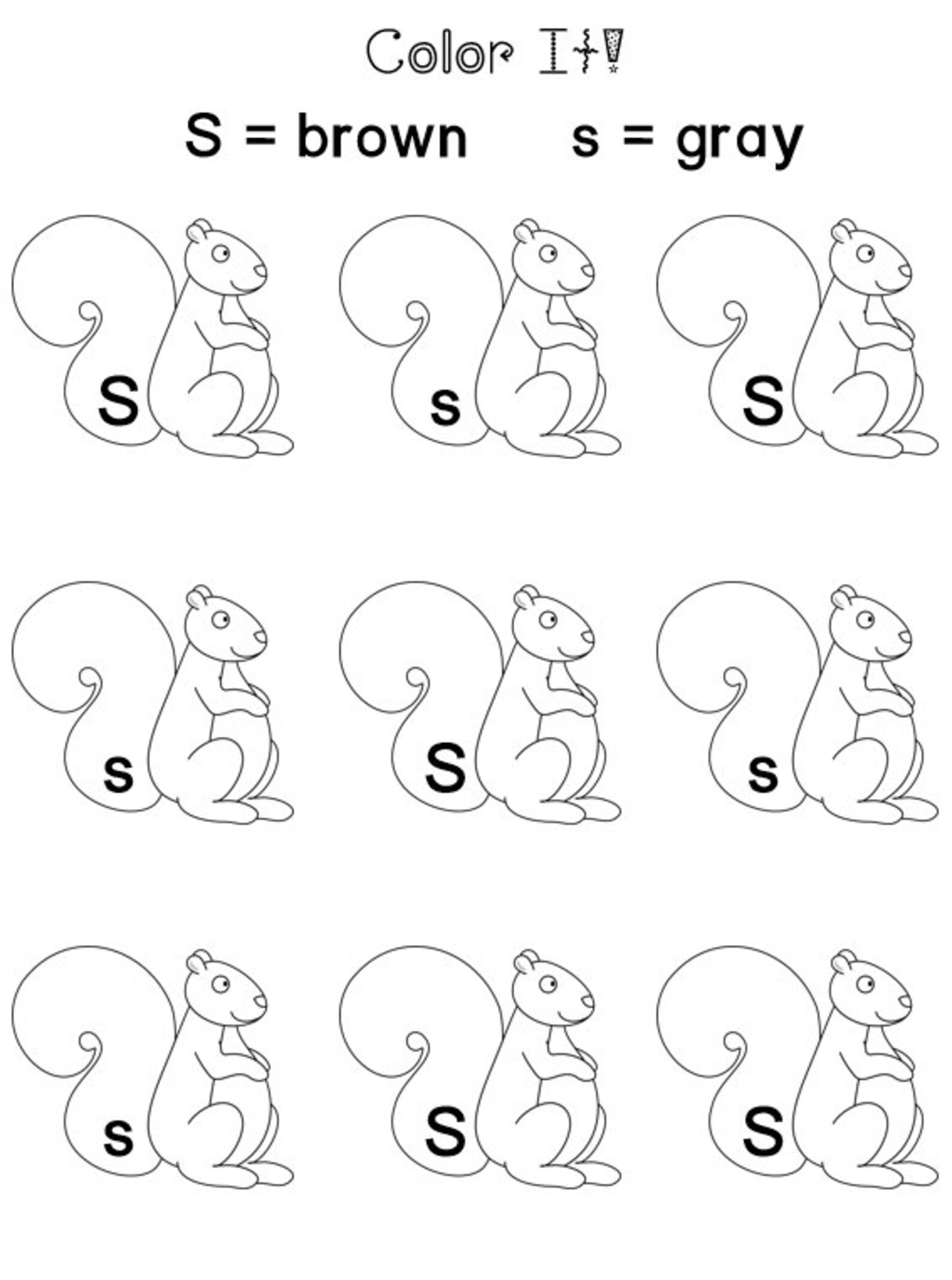 Alphabet Coloring Pages - Letter Worksheets - Uppercase and Lowercase ...