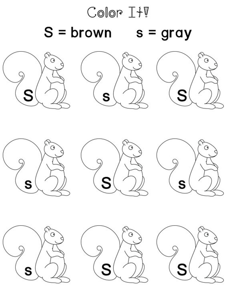 Alphabet Coloring Pages Letter Worksheets Uppercase and Lowercase ...