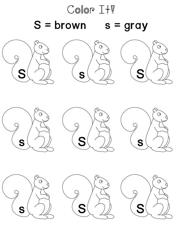 Alphabet Coloring Pages - Letter Worksheets - Uppercase and Lowercase ...