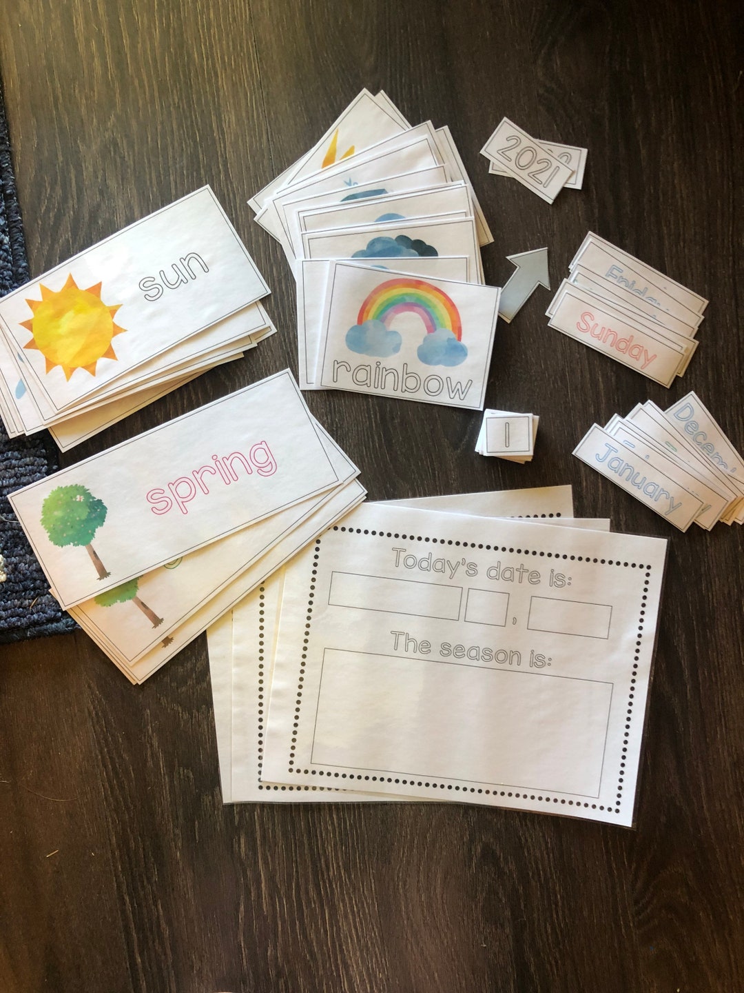 Weather Notebook - Weather Busy Binder Pages - Weather Daily Calendar ...