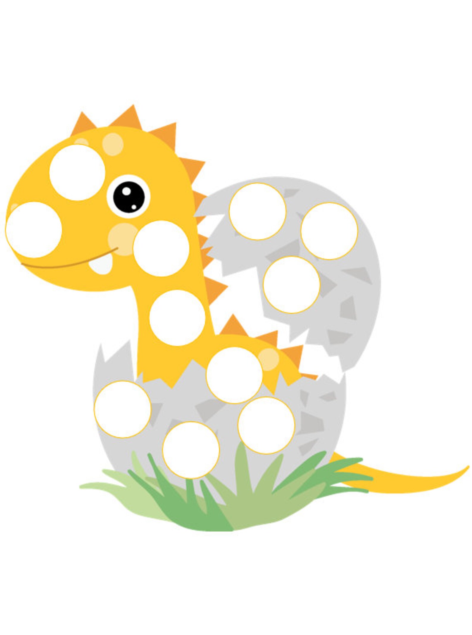 Dinosaur Dot Marker Worksheets - Dinosaur Worksheets - Toddler ...