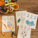Preschool Fine Motor Journal Tracing Stickers Cutting Gluing Preschool ...