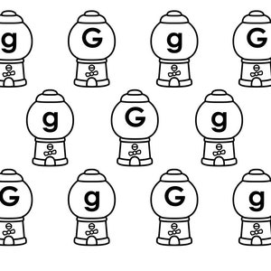 G - Letter of the Week G is for Gumballs - Preschool Tot School ...