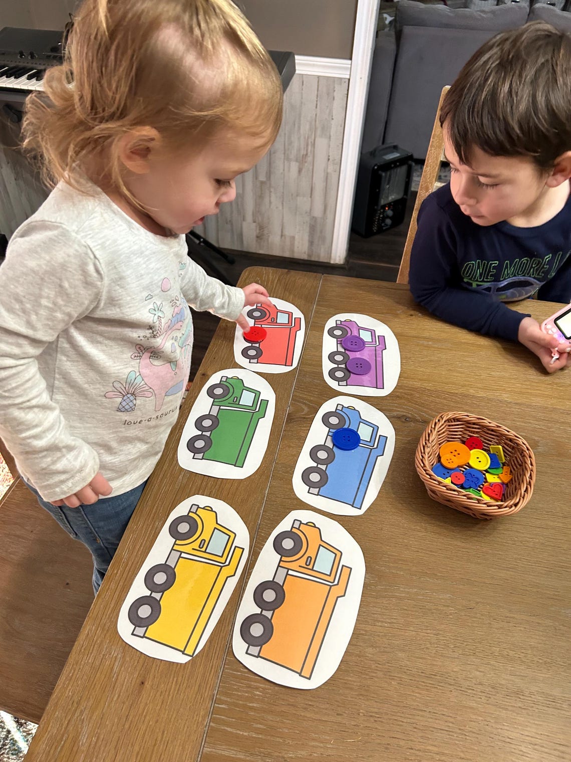 Color Matching Dump Trucks Digital File Busy Bags Toddler Preschool ...