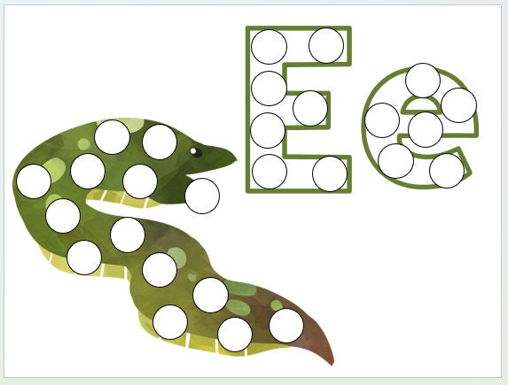 Animal Alphabet Dot Marker Worksheets - Toddler School - Preschool ...