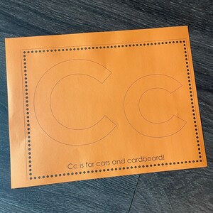 Alphabet Collage Worksheets - Preschool - Kindergarten - Tot School ...