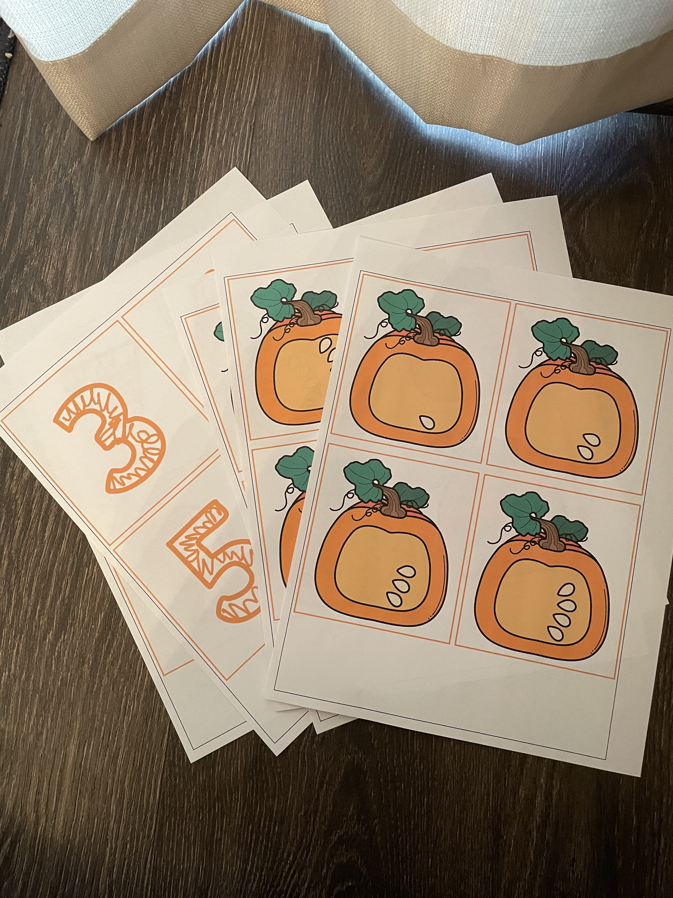 Pumpkin Themed Preschool Worksheets Activities Toddler School Fall ...