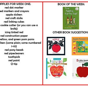 Letters A-F Toddler School Curriculum Bundle Tot School Curriculum ...