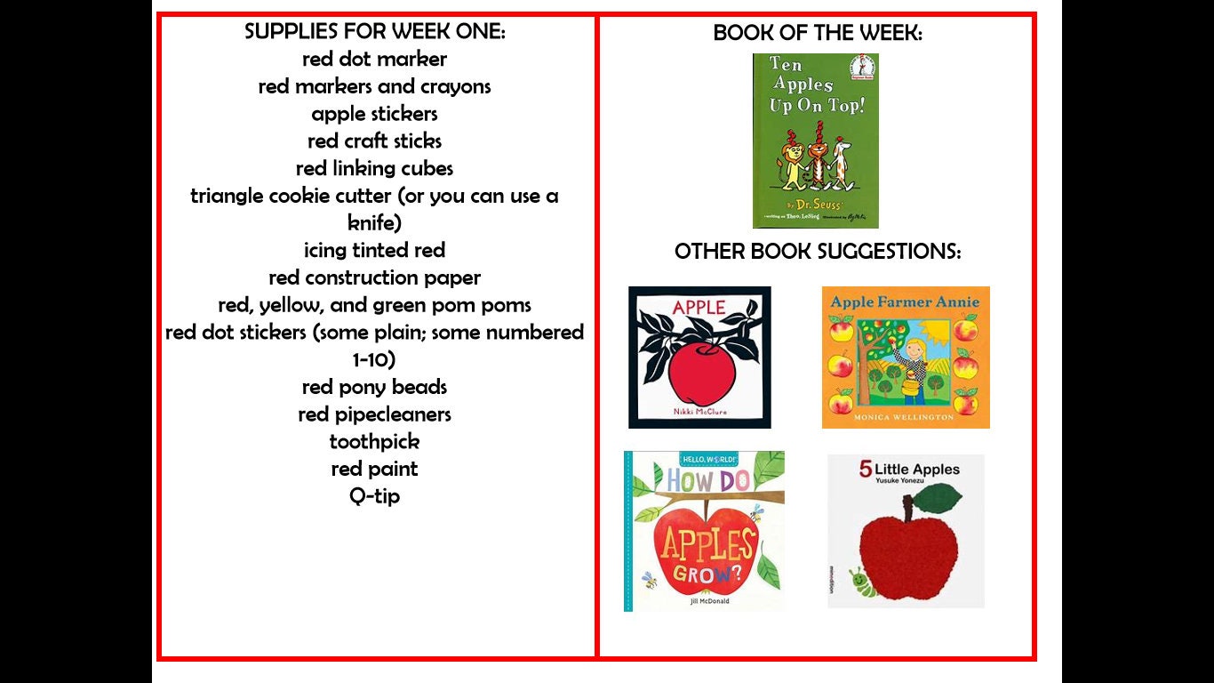 Letters A-F Toddler School Curriculum Bundle Tot School Curriculum ...