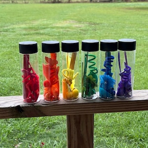 Rainbow Sensory Bottles Rainbow Color Bottles I Spy Rainbow Bottles ...