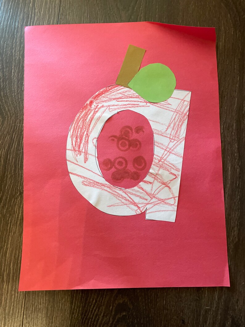 A - Apple Letter of the Week Curriculum Tot School Preschool Curriculum ...