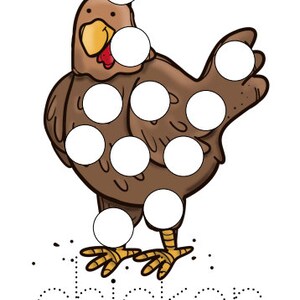 Farm Animal Dot Marker Worksheets - Etsy